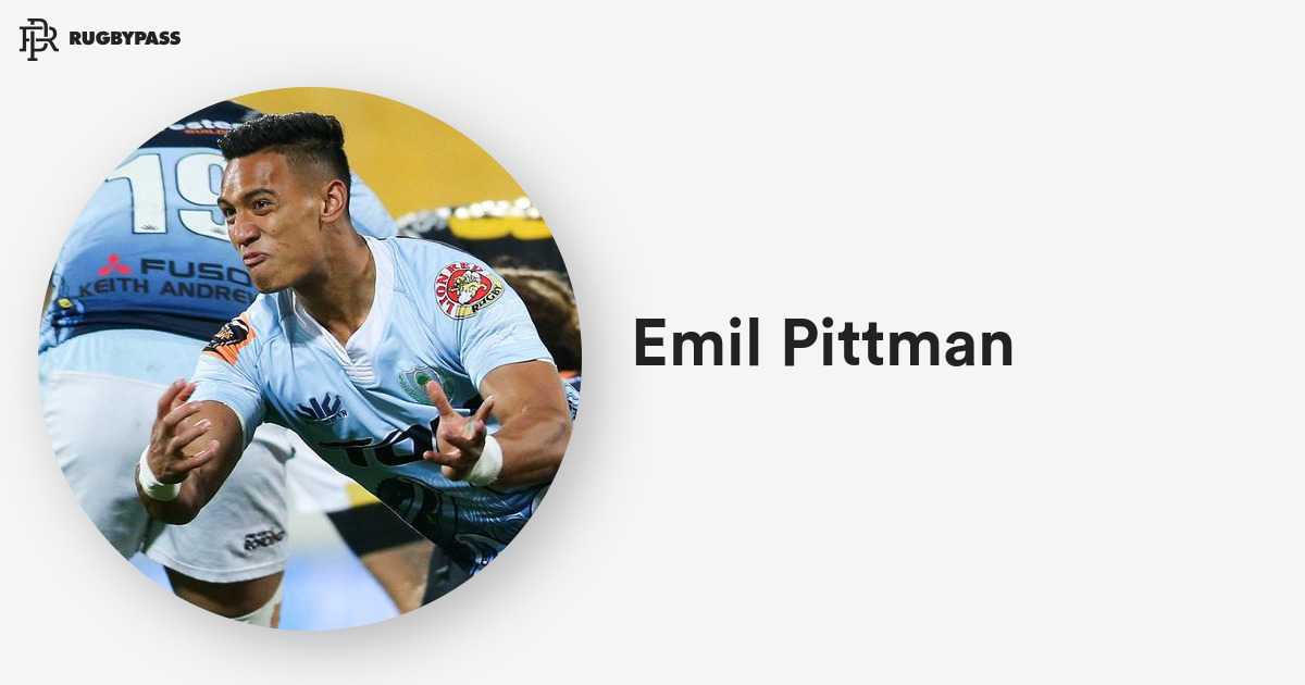 Emil Pittman Rugby | Emil Pittman News, Stats & Team | RugbyPass