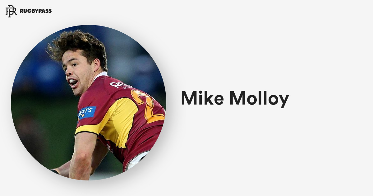 Mike Molloy Rugby | Mike Molloy News, Stats & Team | RugbyPass