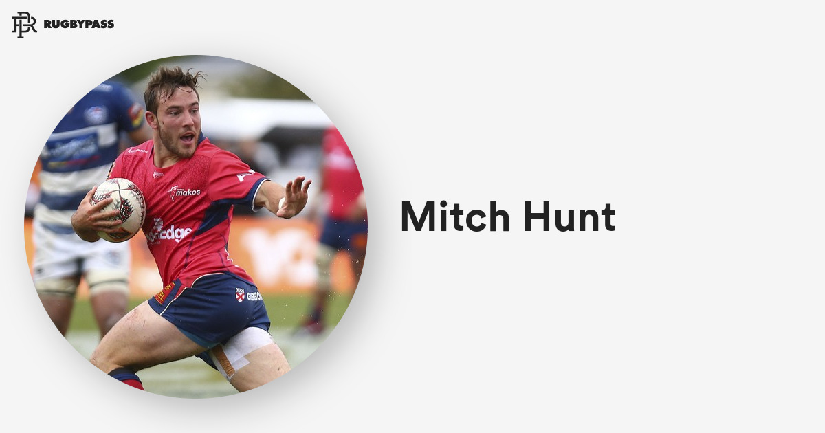 Mitch Hunt Rugby | Mitch Hunt News, Stats & Team | RugbyPass