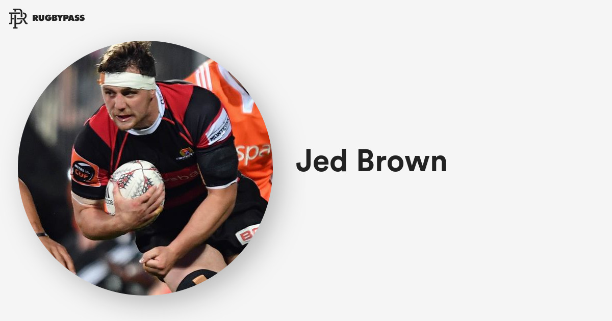 Jed Brown Rugby | Jed Brown News, Stats & Team | RugbyPass