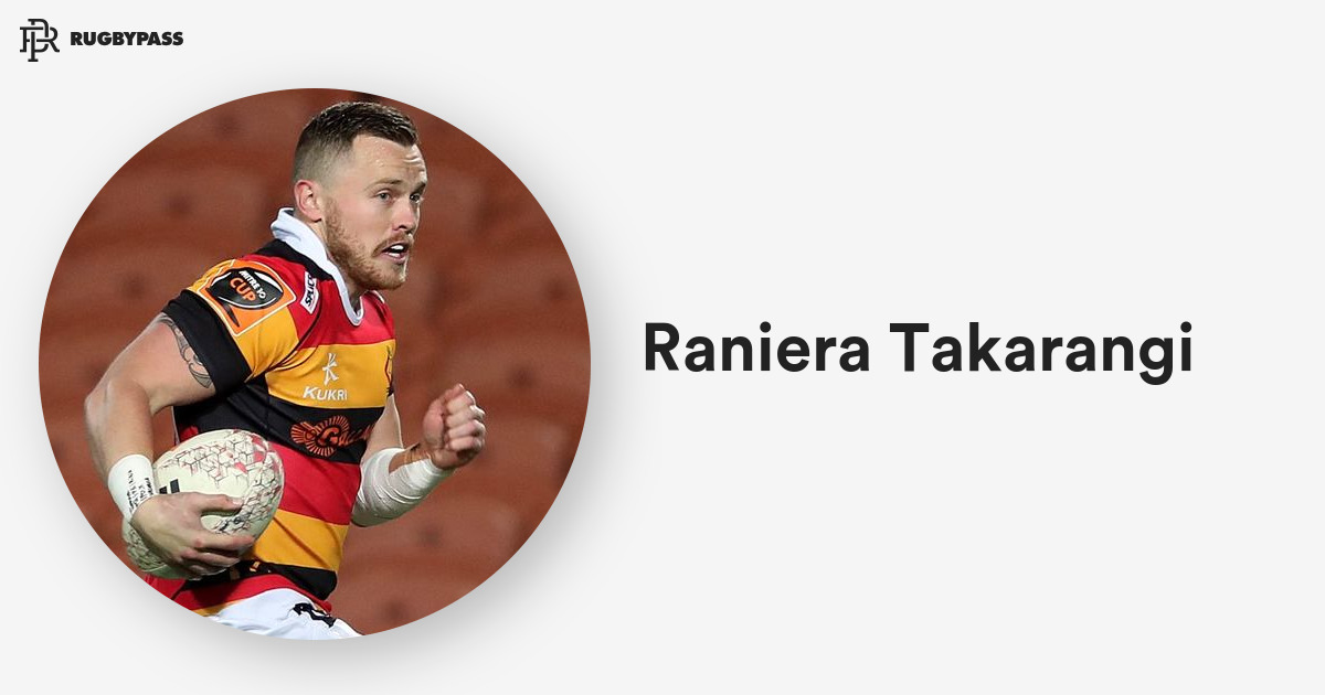 Raniera Takarangi Rugby | Raniera Takarangi News, Stats & Team | RugbyPass