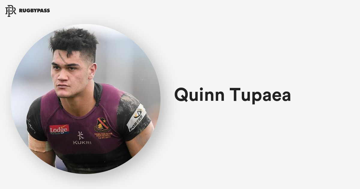 Quinn Tupaea Rugby | Quinn Tupaea News, Stats & Team | RugbyPass