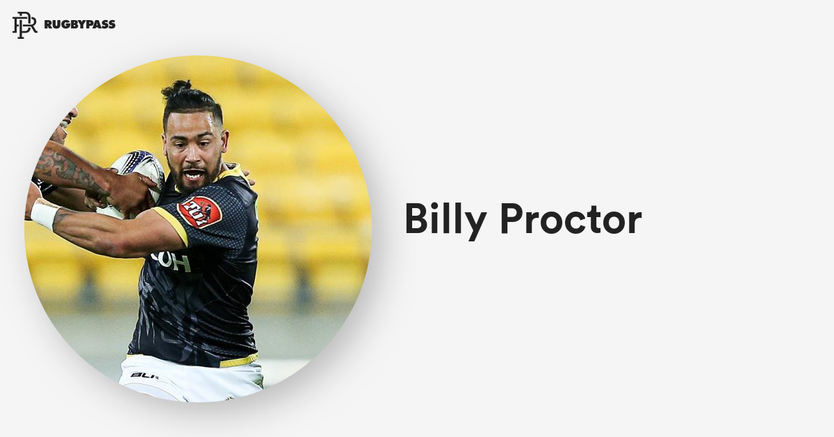 Billy Proctor Rugby | Billy Proctor News, Stats & Team | RugbyPass