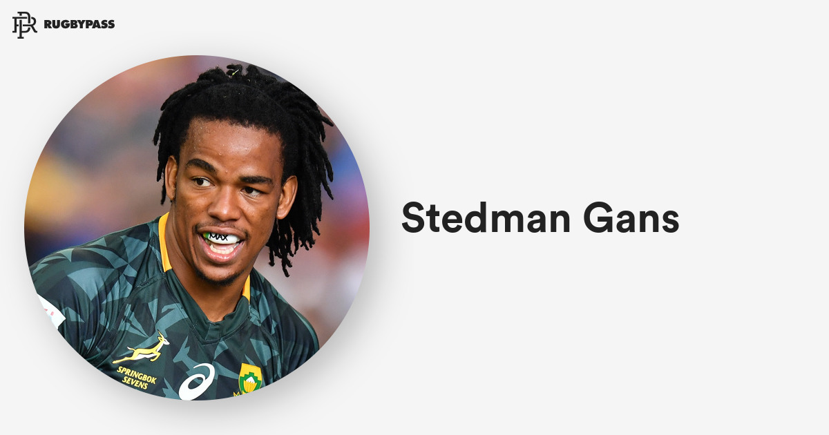 Stedman Gans Rugby | Stedman Gans News, Stats & Team | RugbyPass