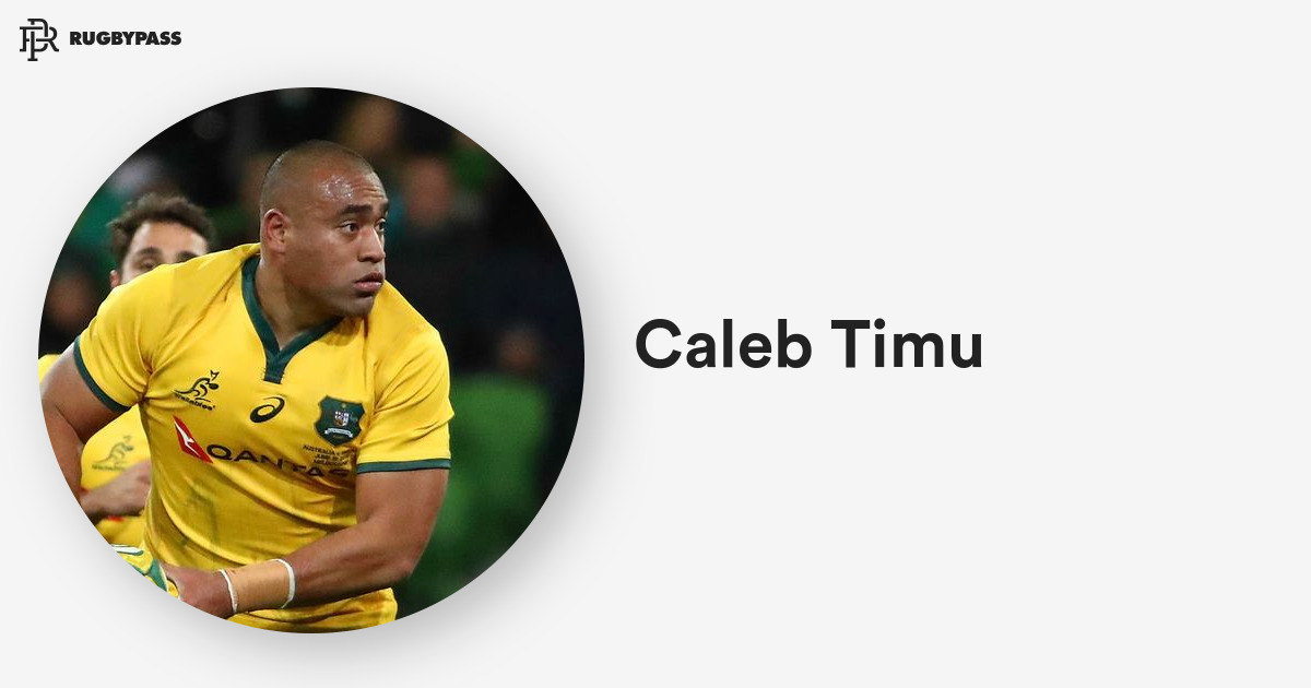 Caleb Timu Rugby | Caleb Timu News, Stats & Team | RugbyPass