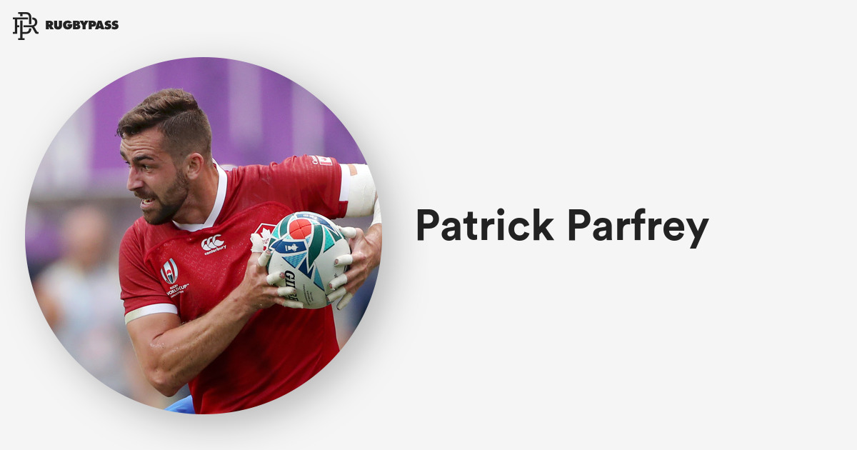 Patrick Parfrey Rugby | Patrick Parfrey News, Stats & Team | RugbyPass