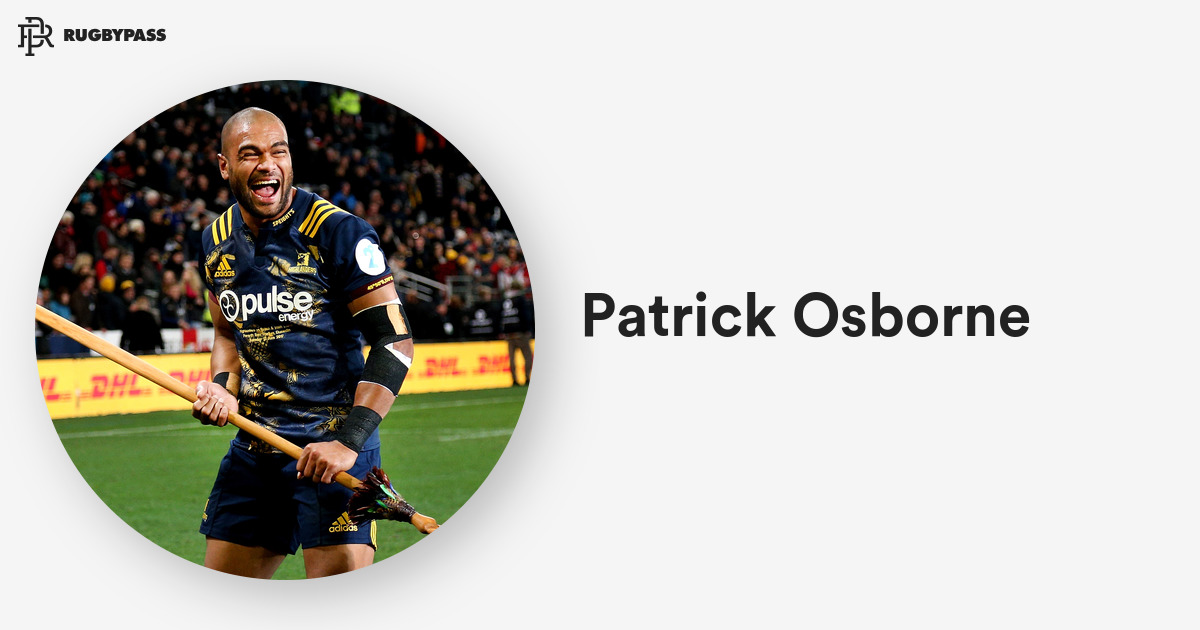 Patrick Osborne Rugby | Patrick Osborne News, Stats & Team | RugbyPass