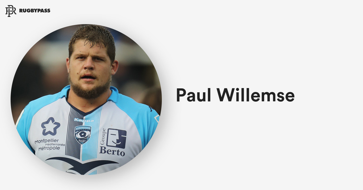 Paul Willemse Rugby | Paul Willemse News, Stats & Team | RugbyPass