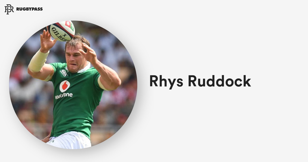 Rhys Ruddock Rugby | Rhys Ruddock News, Stats & Team | RugbyPass