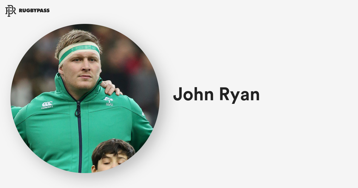John Ryan Rugby | John Ryan News, Stats & Team | RugbyPass