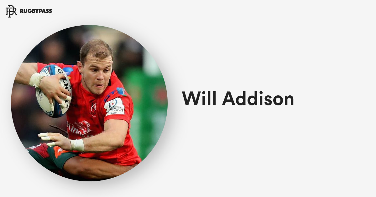 Will Addison Rugby | Will Addison News, Stats & Team | RugbyPass
