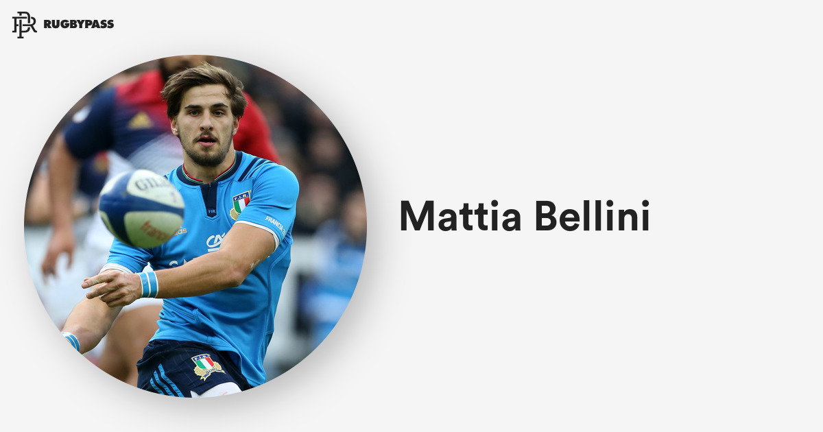 Mattia Bellini Rugby | Mattia Bellini News, Stats & Team | RugbyPass