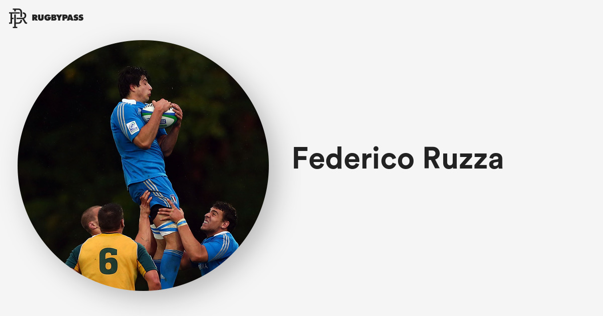 Federico Ruzza Rugby | Federico Ruzza News, Stats & Team | RugbyPass