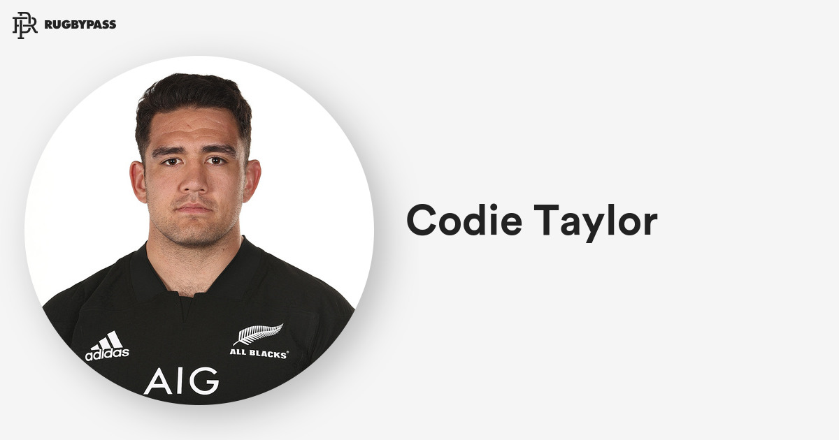 Codie Taylor Rugby | Codie Taylor News, Stats & Team | RugbyPass