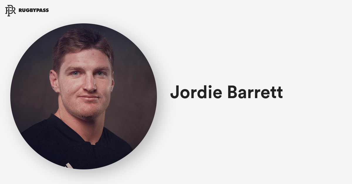 Jordie Barrett Rugby | Jordie Barrett News, Stats & Team | RugbyPass