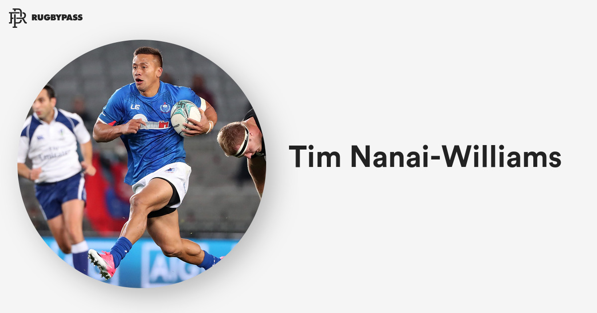 Tim Nanai-Williams Rugby | Tim Nanai-Williams News, Stats & Team ...