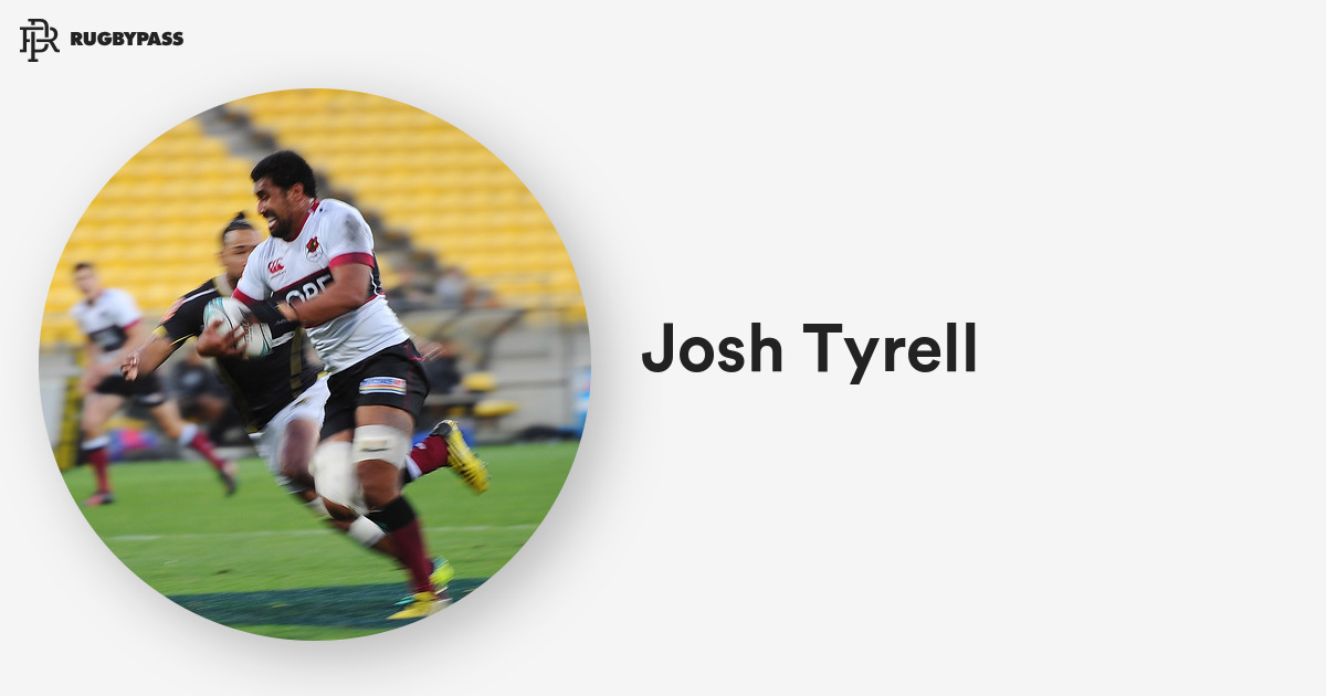 Josh Tyrell Rugby | Josh Tyrell News, Stats & Team | RugbyPass