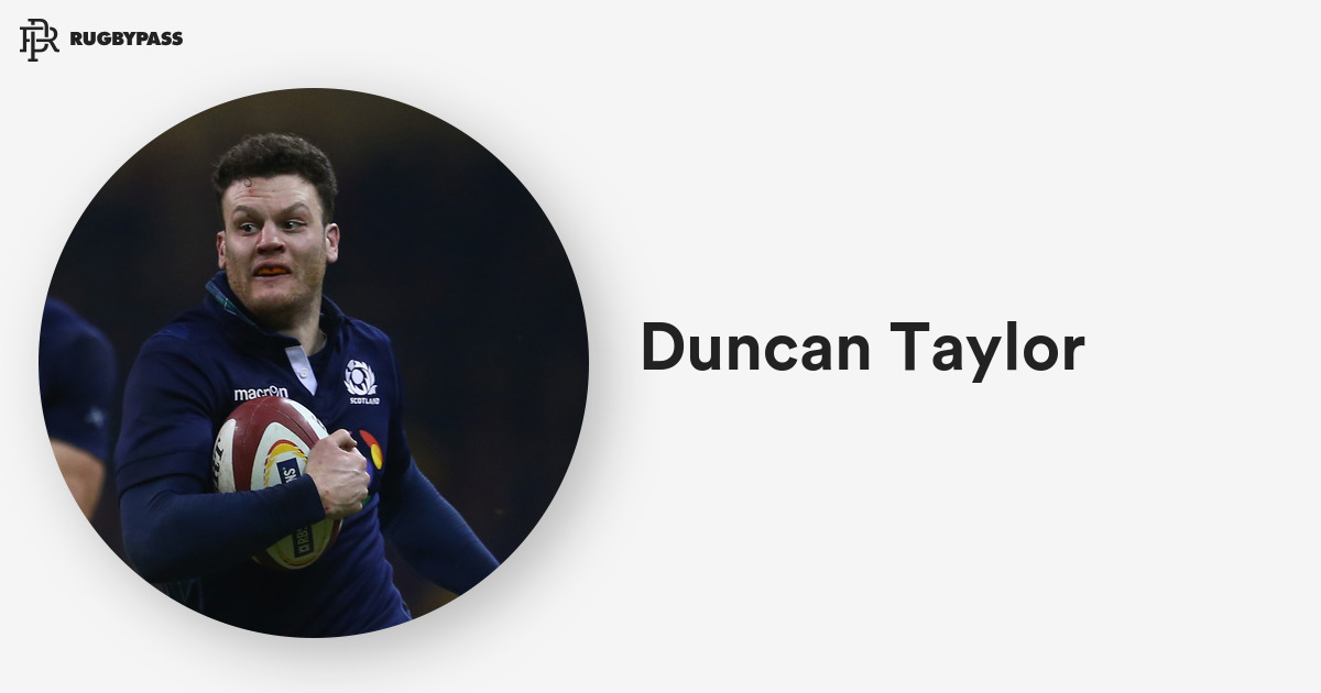 Duncan Taylor Rugby | Duncan Taylor News, Stats & Team | RugbyPass