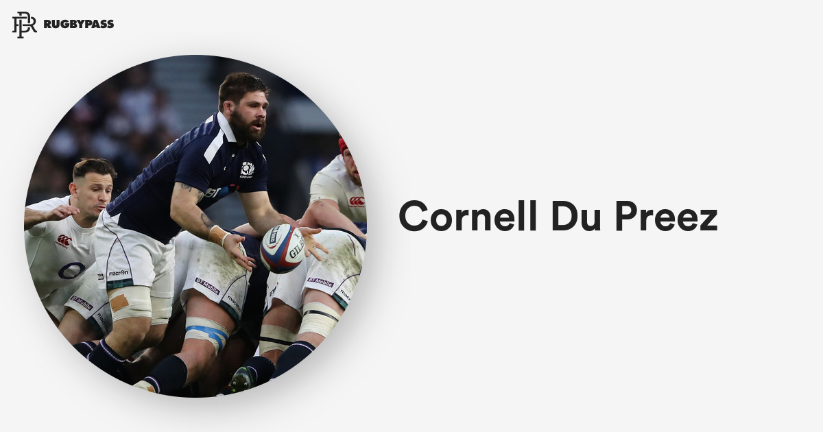 Cornell Du Preez Rugby | Cornell Du Preez News, Stats & Team | RugbyPass