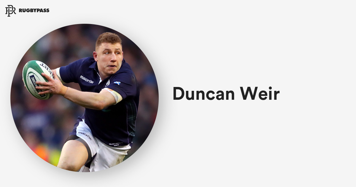 Duncan Weir Rugby | Duncan Weir News, Stats & Team | RugbyPass