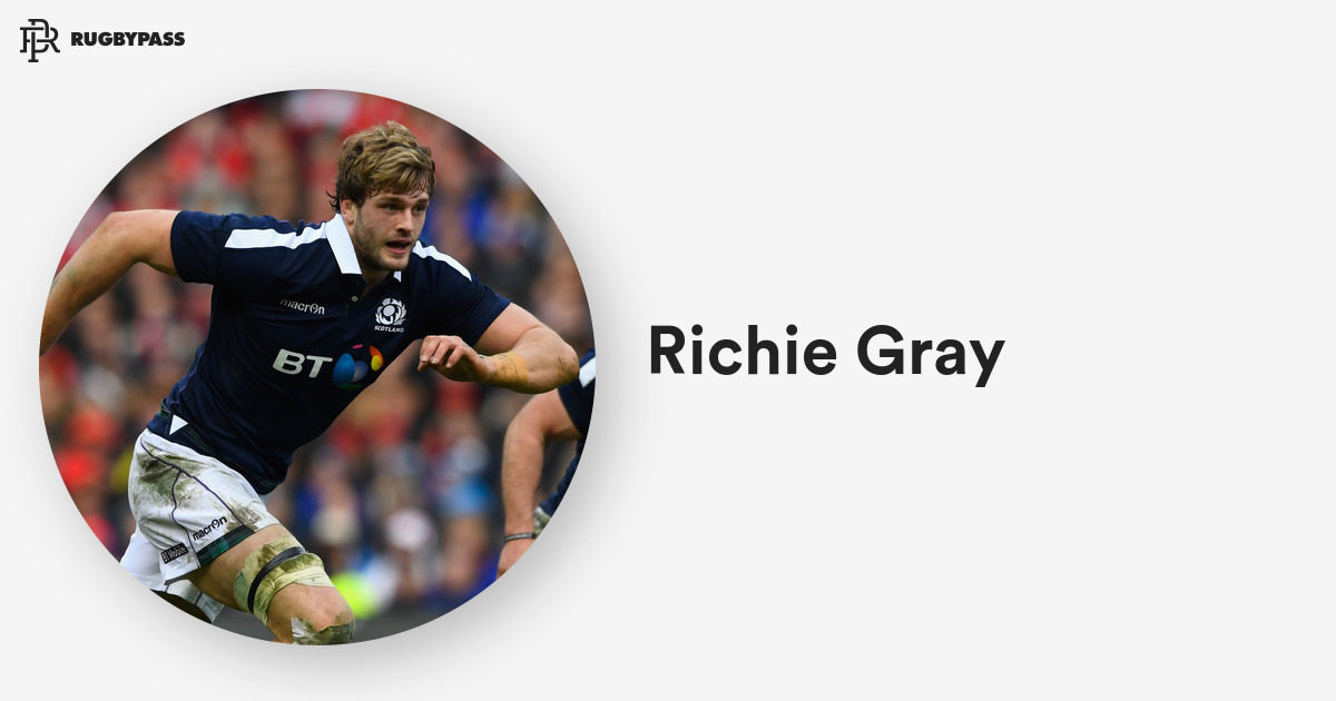 Richie Gray Rugby | Richie Gray News, Stats & Team | RugbyPass