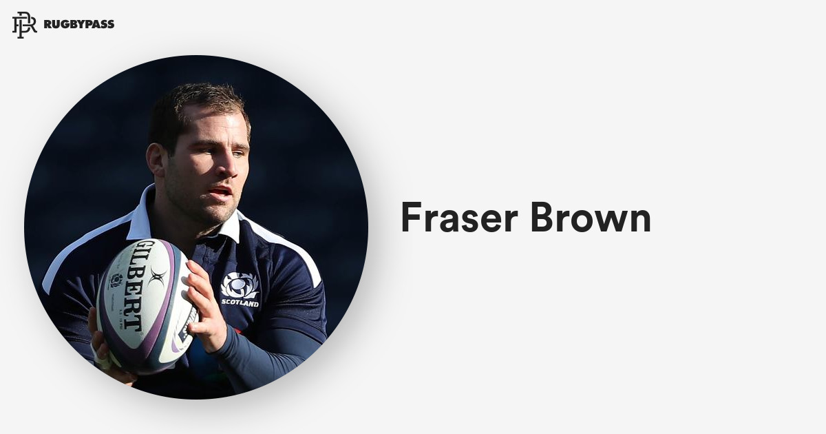 Fraser Brown Rugby | Fraser Brown News, Stats & Team | RugbyPass