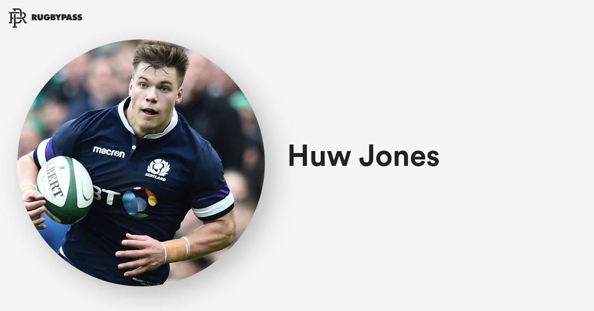 Huw Jones Rugby | Huw Jones News, Stats & Team | RugbyPass