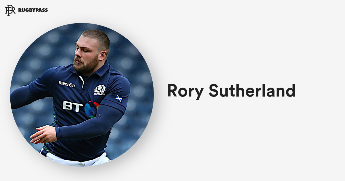 Rory Sutherland Rugby | Rory Sutherland News, Stats & Team | RugbyPass