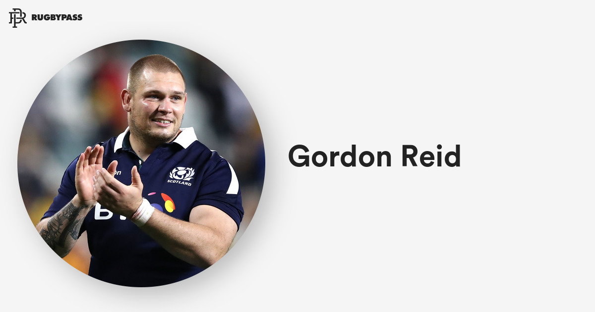 Gordon Reid Rugby | Gordon Reid News, Stats & Team | RugbyPass