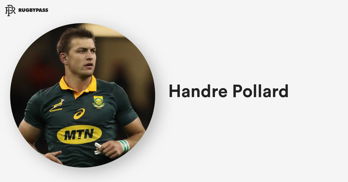 Handre Pollard Rugby | Handre Pollard News, Stats & Team | RugbyPass