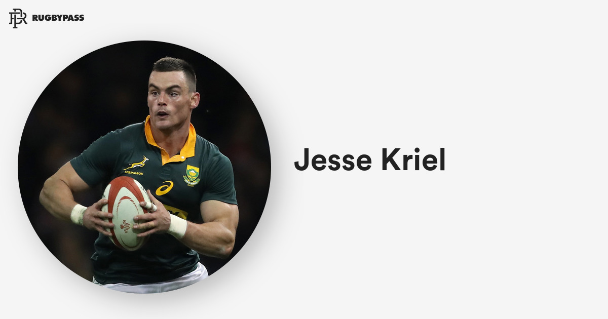 Jesse Kriel Rugby | Jesse Kriel News, Stats & Team | RugbyPass