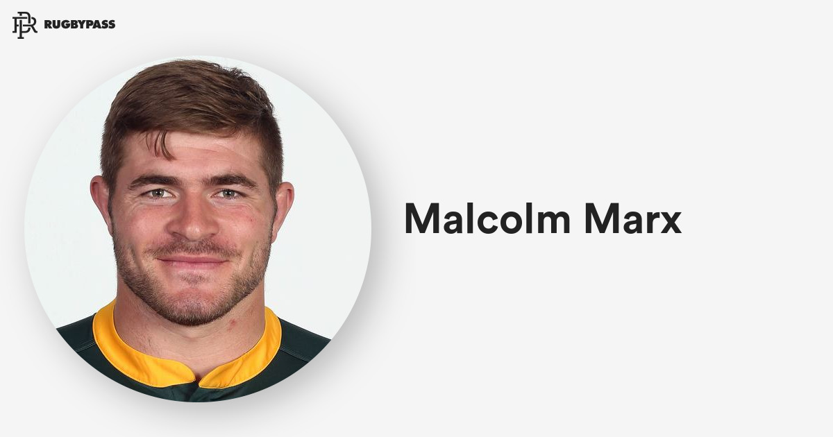 Malcolm Marx Rugby | Malcolm Marx News, Stats & Team | RugbyPass
