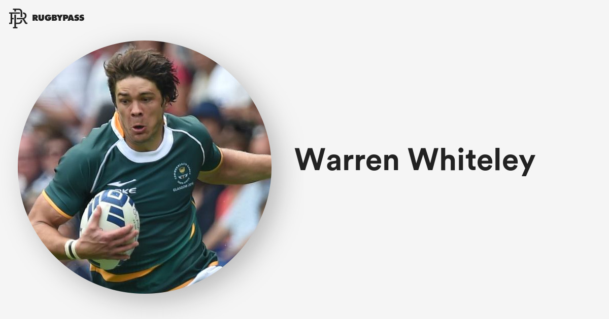 Warren Whiteley Rugby | Warren Whiteley News, Stats & Team | RugbyPass