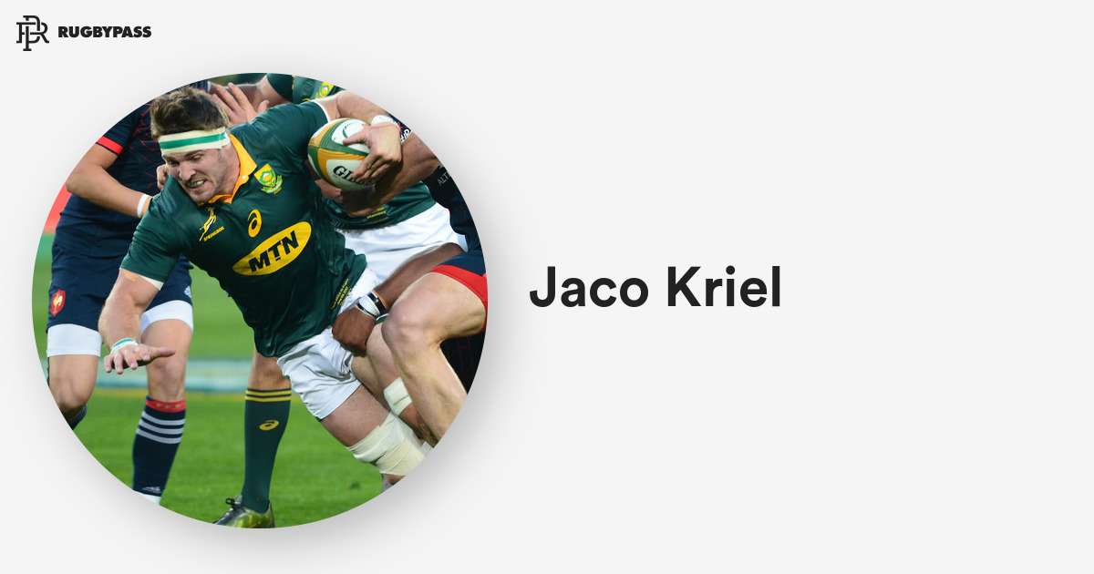 Jaco Kriel Rugby | Jaco Kriel News, Stats & Team | RugbyPass