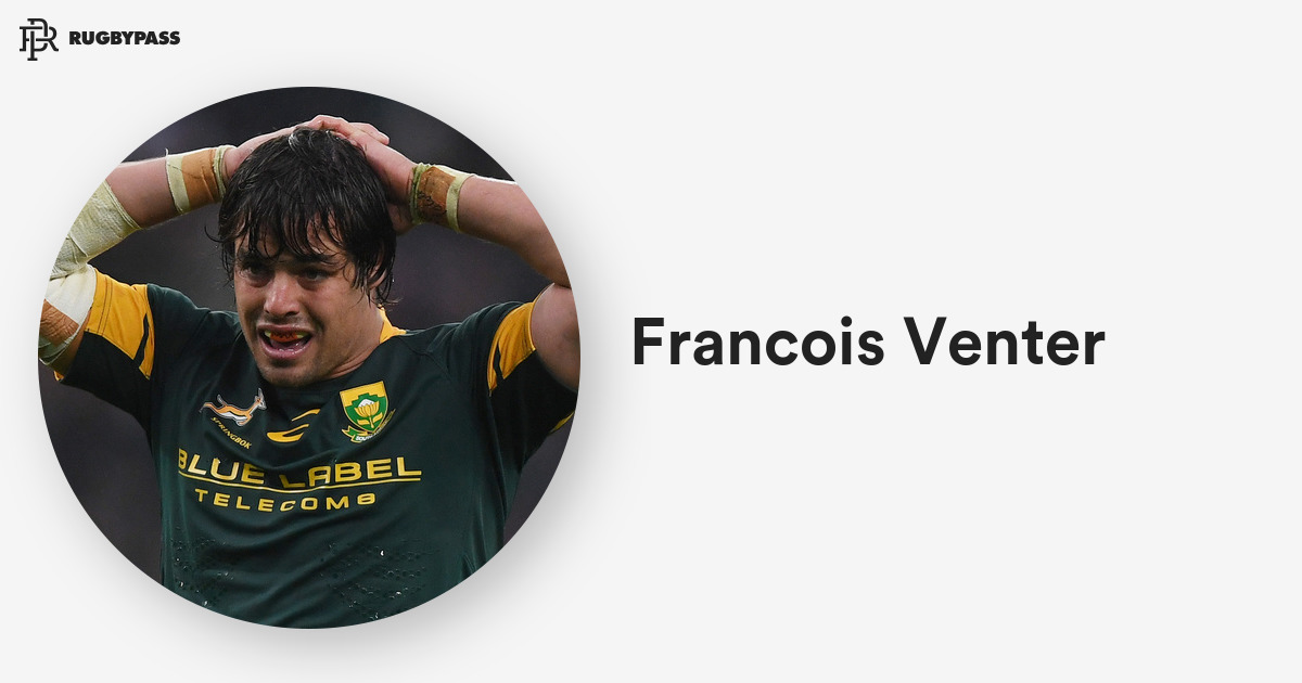 Francois Venter Rugby | Francois Venter News, Stats & Team | RugbyPass