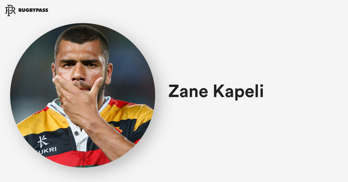 Zane Kapeli Rugby | Zane Kapeli News, Stats & Team | RugbyPass