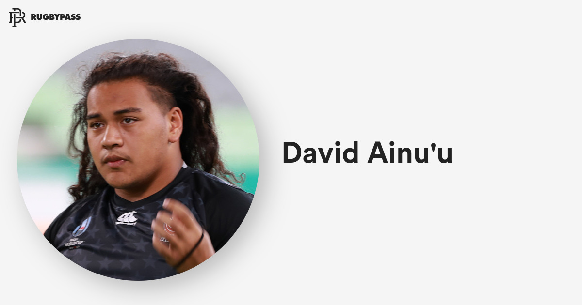 David Ainu'u Rugby | David Ainu'u News, Stats & Team | RugbyPass