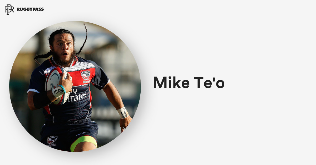 Mike Te'o Rugby | Mike Te'o News, Stats & Team | RugbyPass