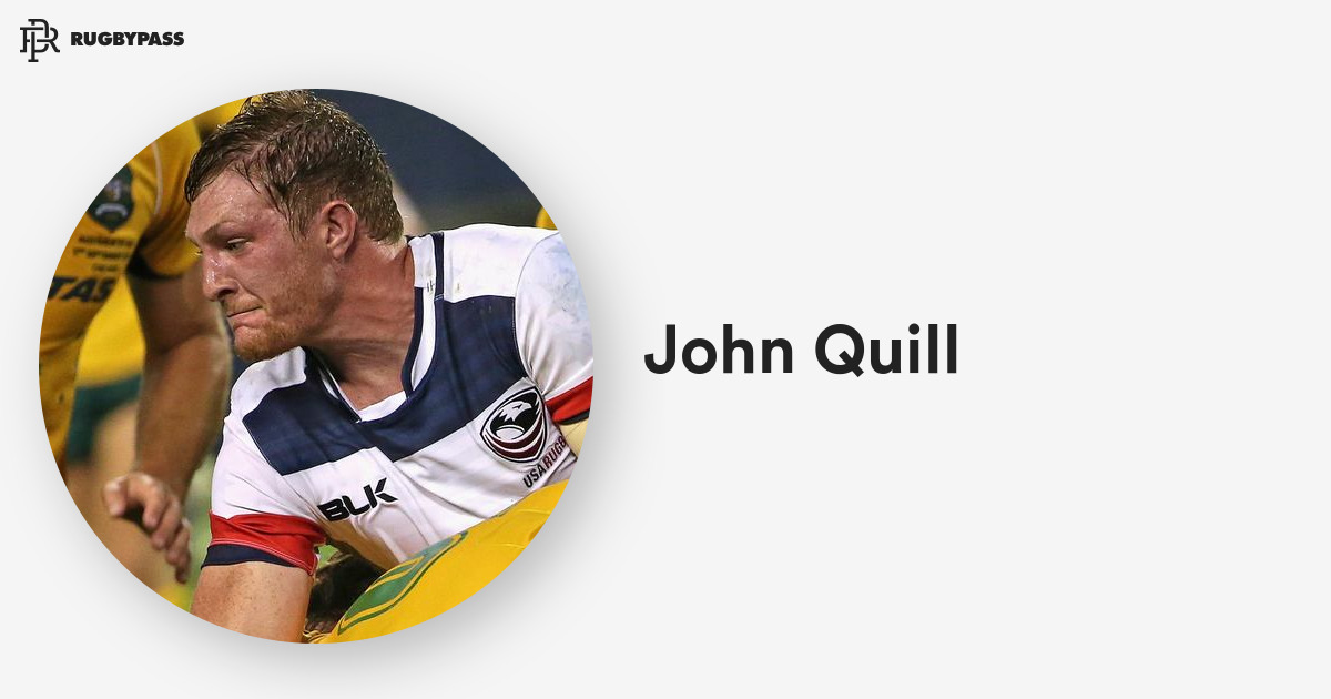 John Quill Rugby | John Quill News, Stats & Team | RugbyPass