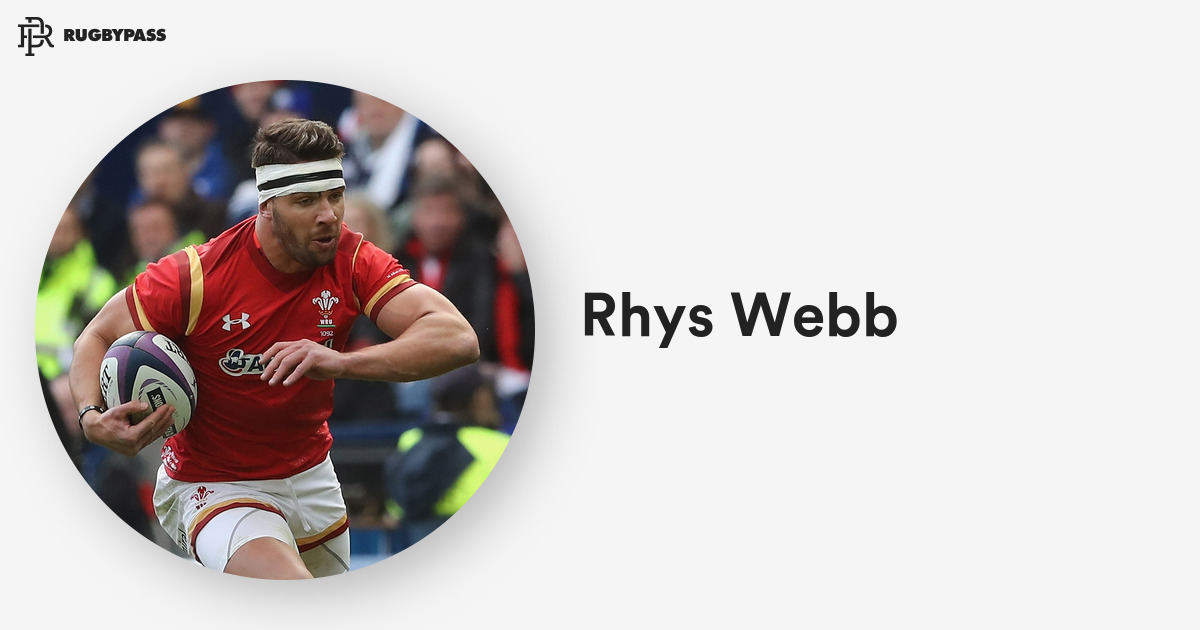 Rhys Webb Rugby | Rhys Webb News, Stats & Team | RugbyPass