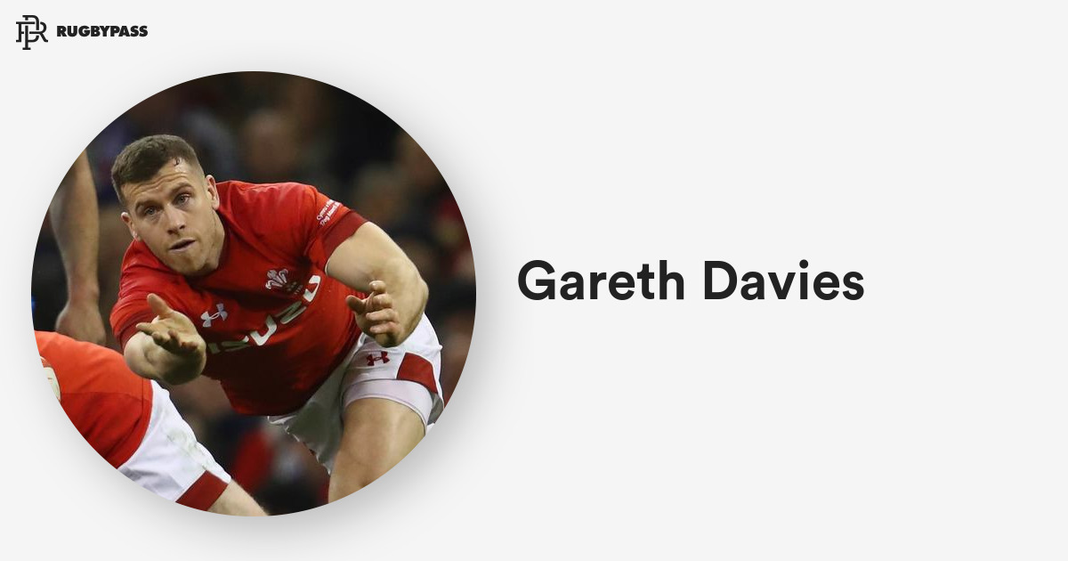 Gareth Davies Rugby | Gareth Davies News, Stats & Team | RugbyPass