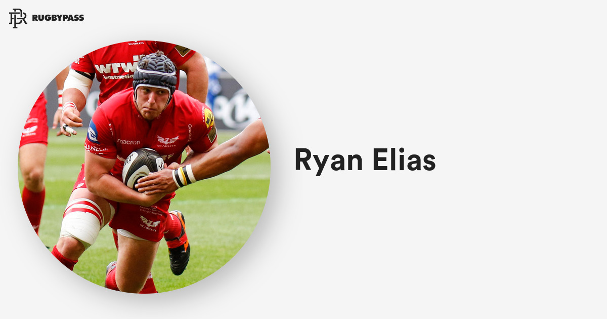 Ryan Elias Rugby | Ryan Elias News, Stats & Team | RugbyPass