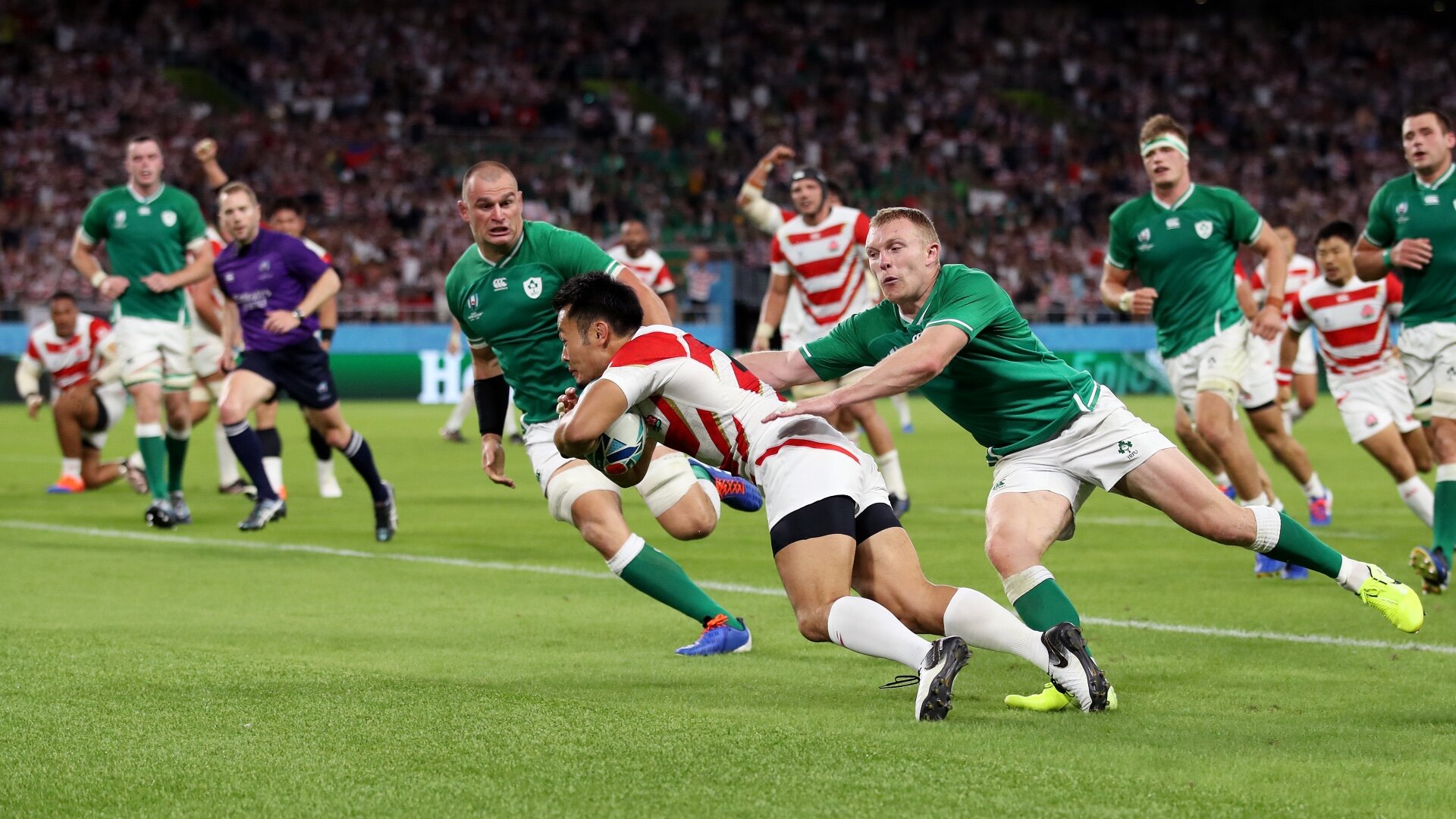 Japan recreate the Miracle of Brighton with incredible win over Ireland
