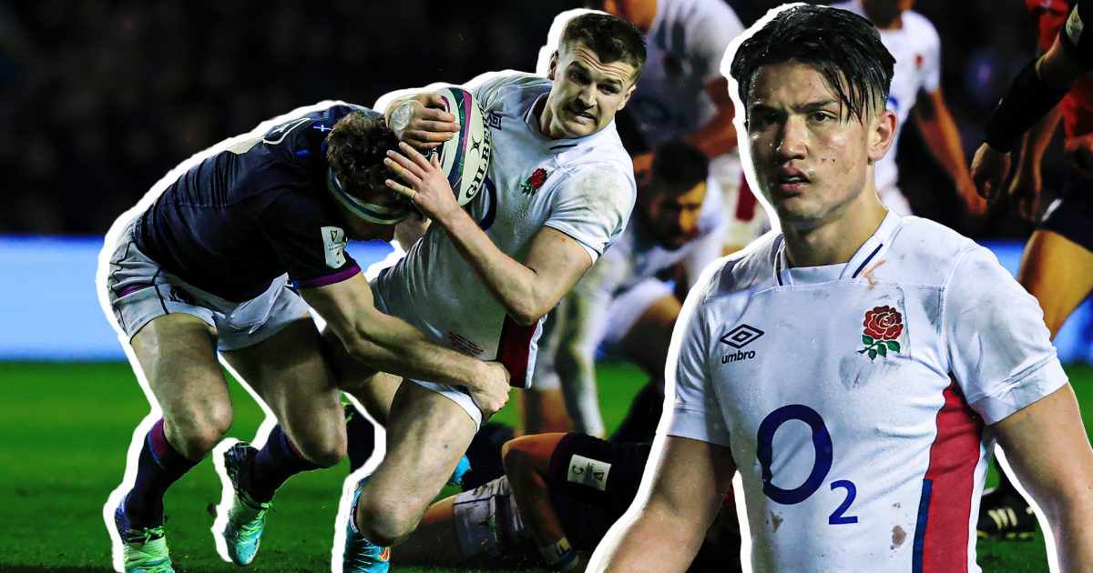 Why did England's attack struggle in the Calcutta Cup?