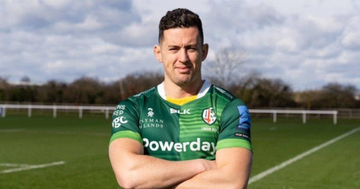 London Irish sign Noel Reid, one of the Leicester gang of five