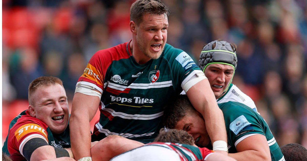 Leicester flanker Hanro Liebenberg is chasing a unique family rugby double