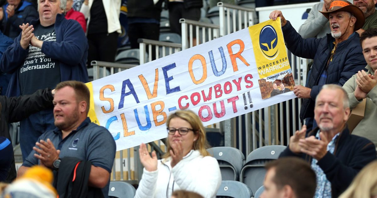 Worcester MP 'grateful' government placed Warriors into administration