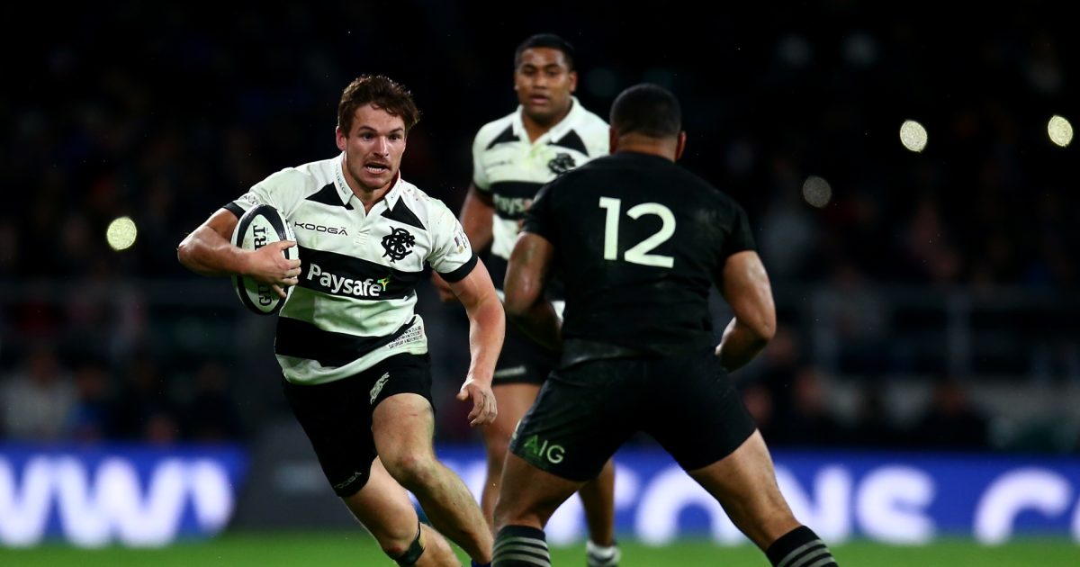 Bridge among trio the Barbarians have added to face All Blacks XV