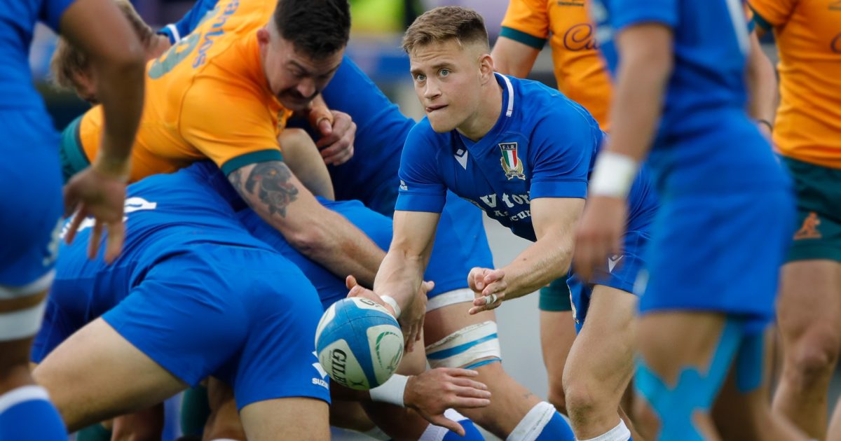 Italy revamp their front row in search of second win over Springboks