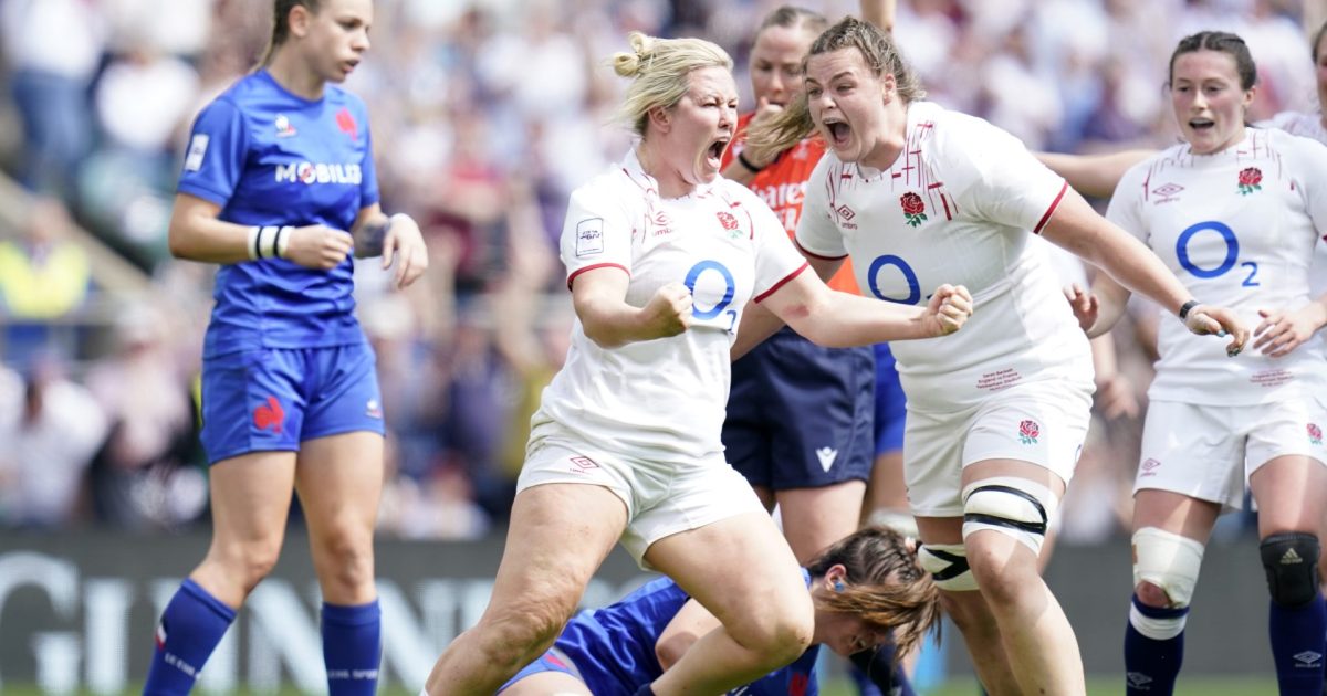 England's Red Roses smash attendance record to clinch Grand Slam